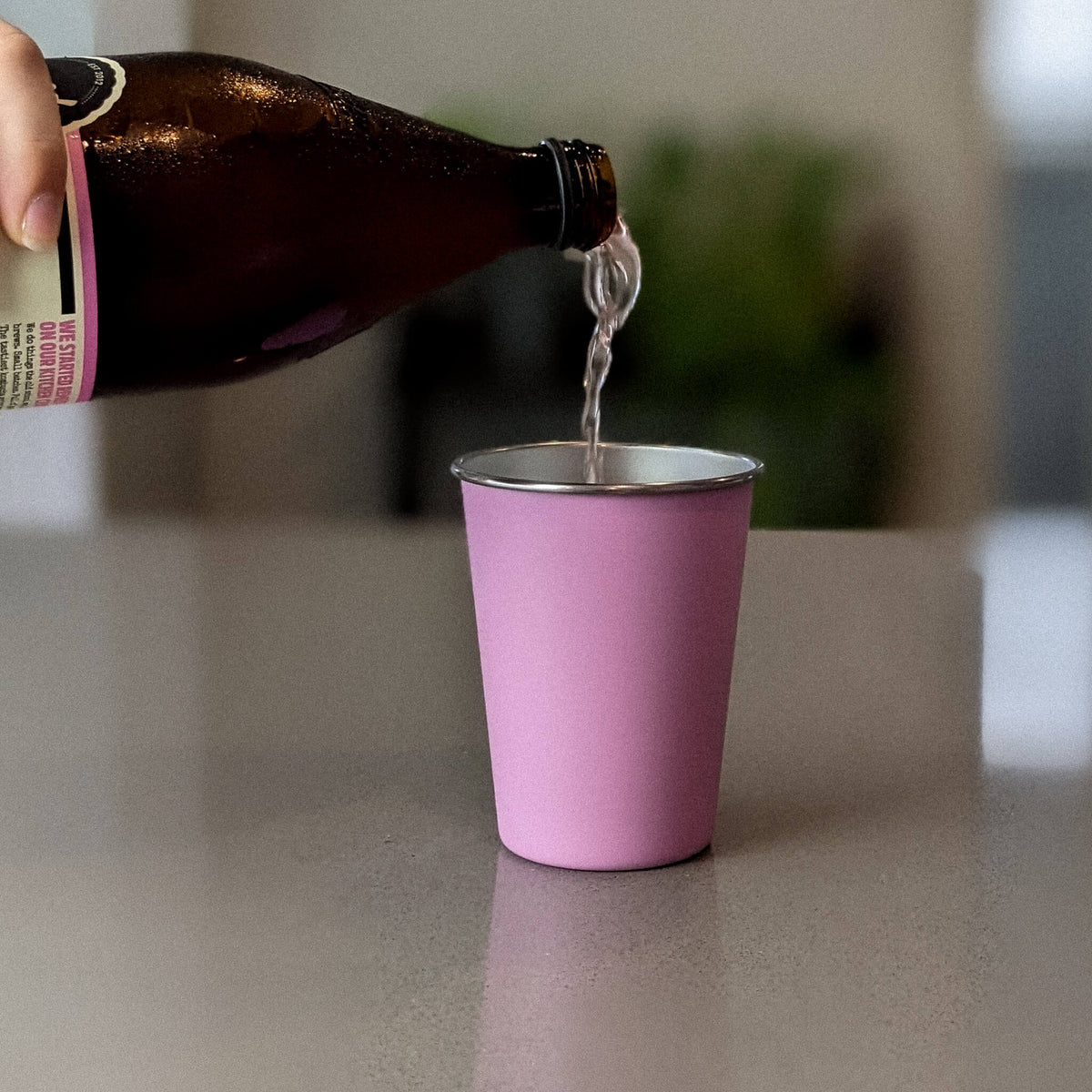 Coloured Stainless Steel Cups - Ecococoon